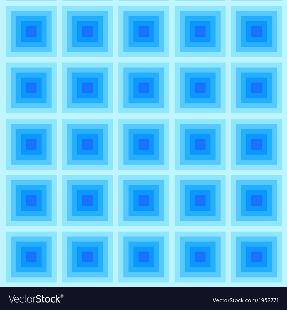 Abstract blue square pattern Royalty Free Vector Image