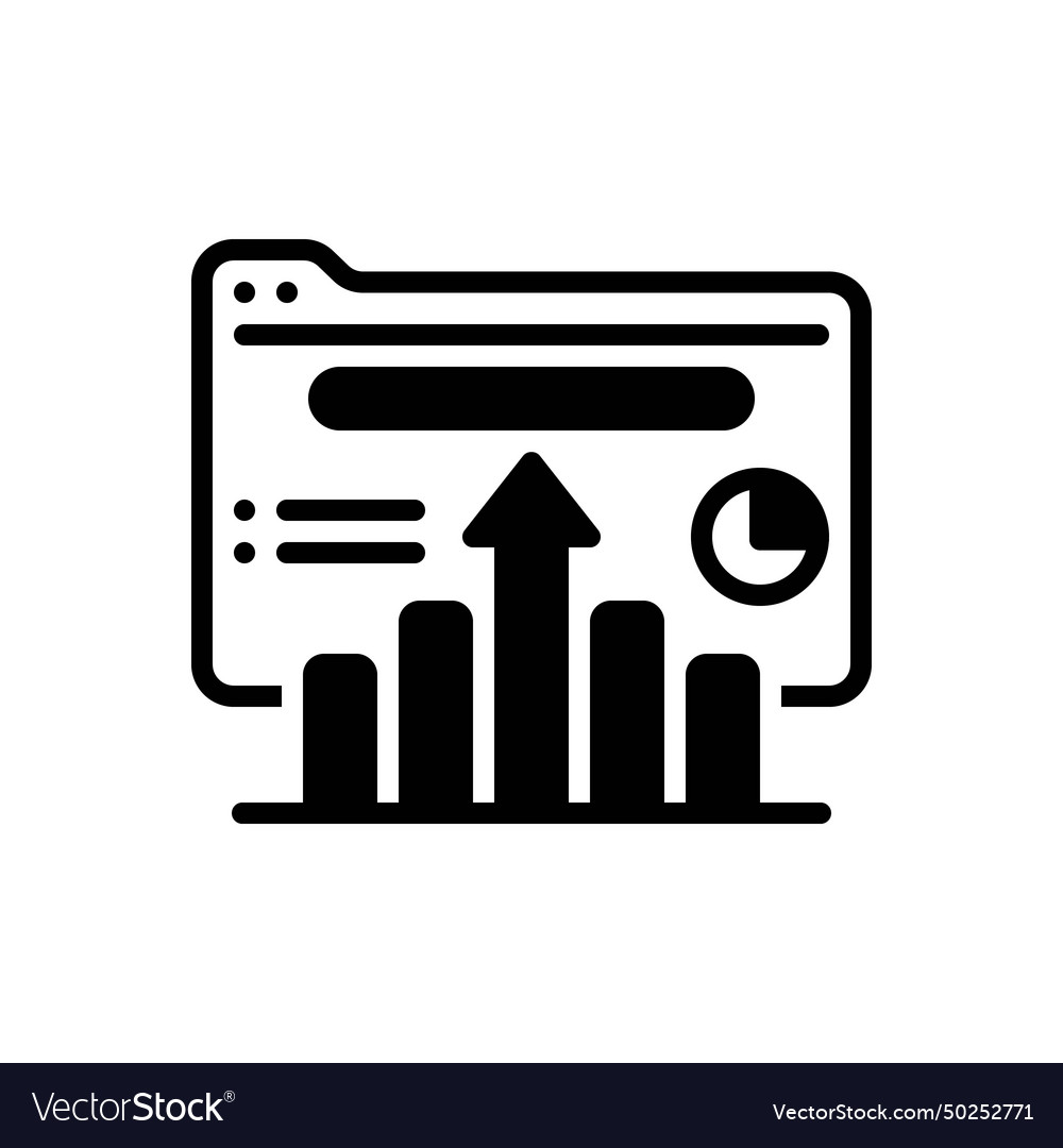 Data growth Royalty Free Vector Image - VectorStock