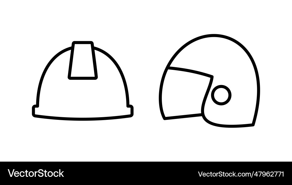 Helmet icon safety helmet icon Royalty Free Vector Image