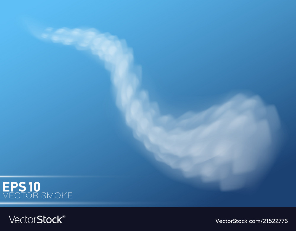 Smoke or cloud effect Royalty Free Vector Image