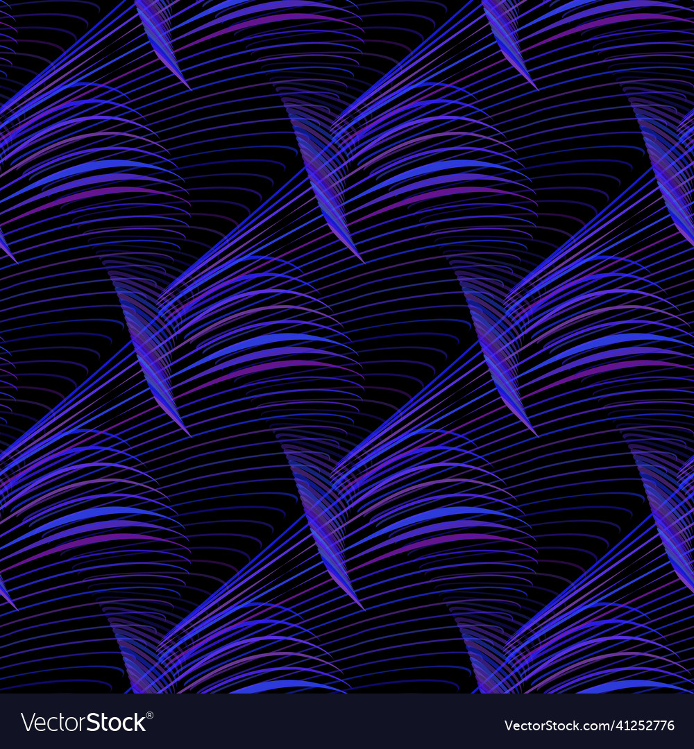 Spirals and fractals 3d seamless pattern dynamic Vector Image