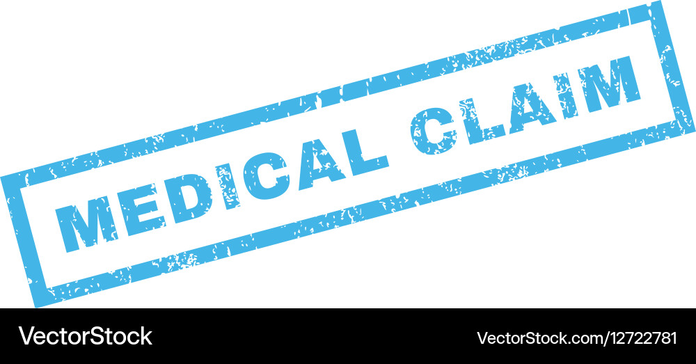 Medical claim rubber stamp Royalty Free Vector Image