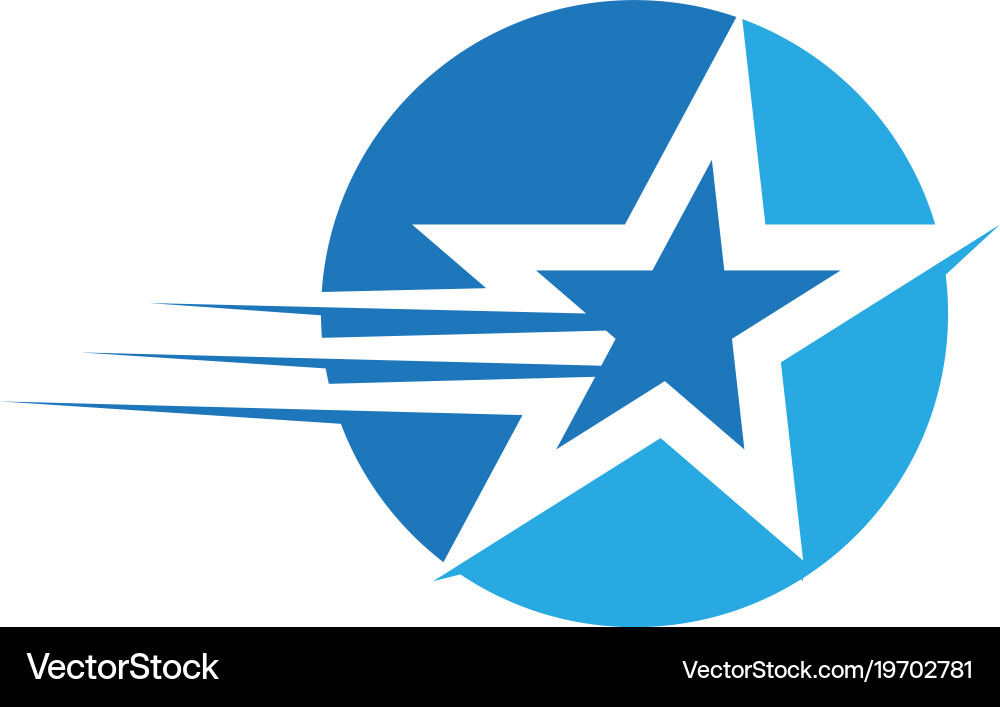 Star logo template Royalty Free Vector Image - VectorStock