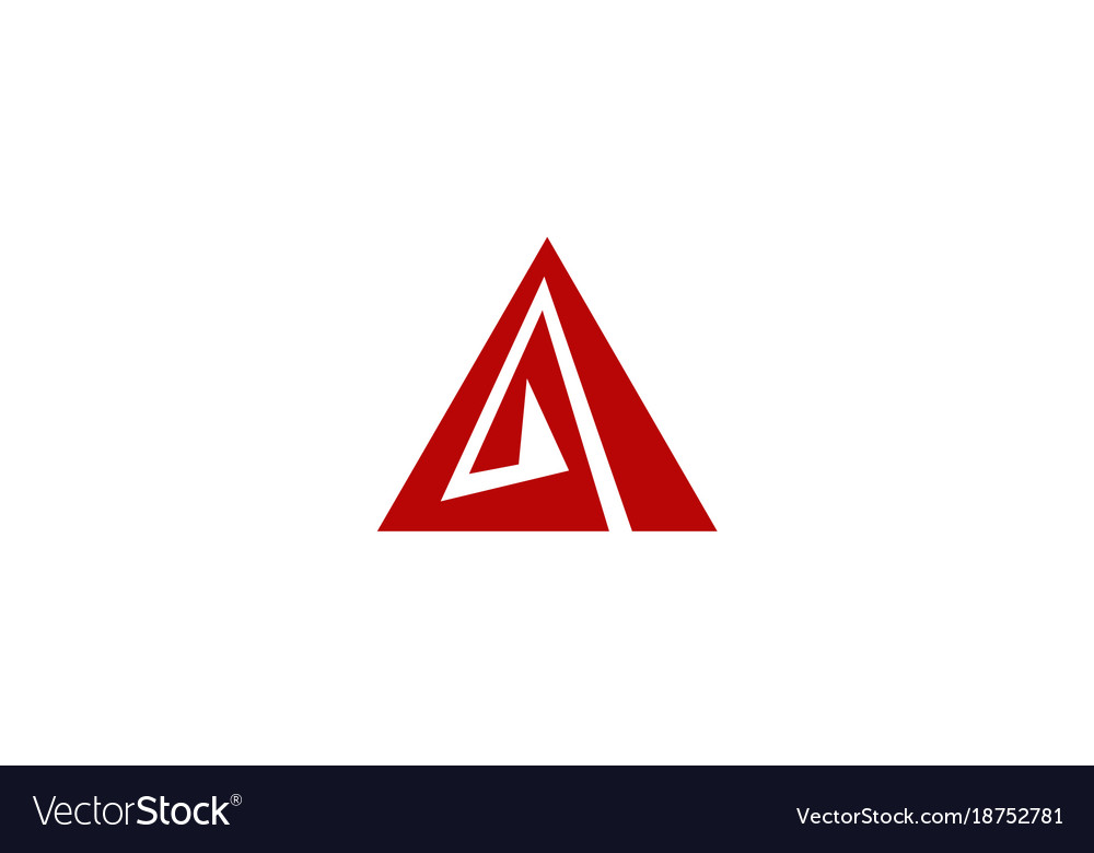Triangle solution Royalty Free Vector Image - VectorStock