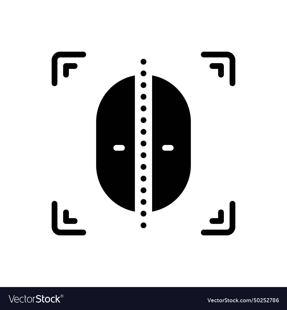 Face Detection Royalty Free Vector Image Vectorstock