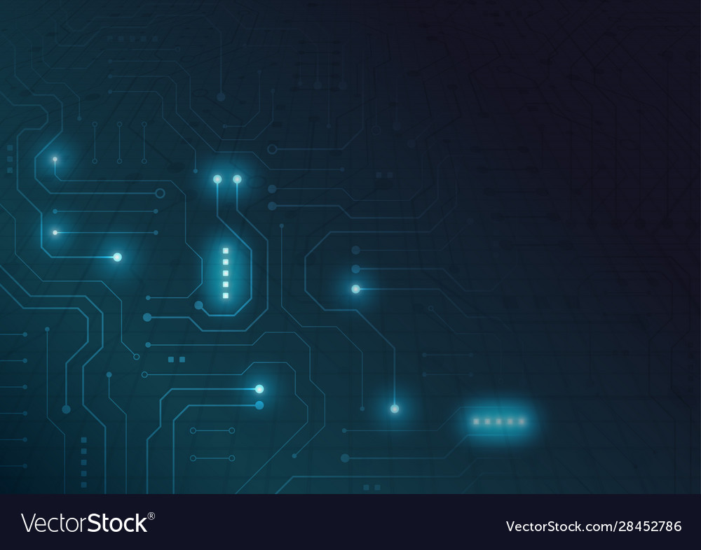 High tech technology geometric Royalty Free Vector Image