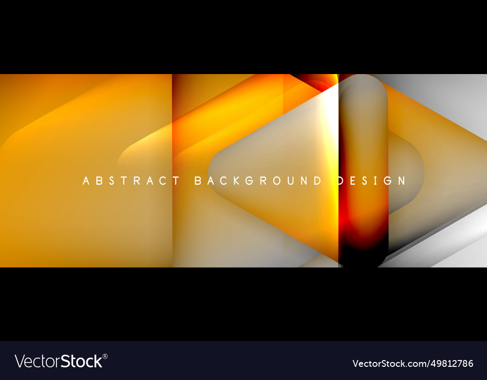 Shadow and light triangle background dynamic Vector Image