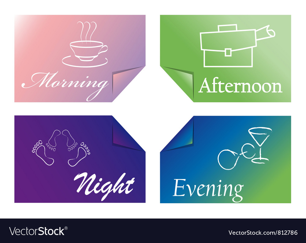 Time day Royalty Free Vector Image - VectorStock