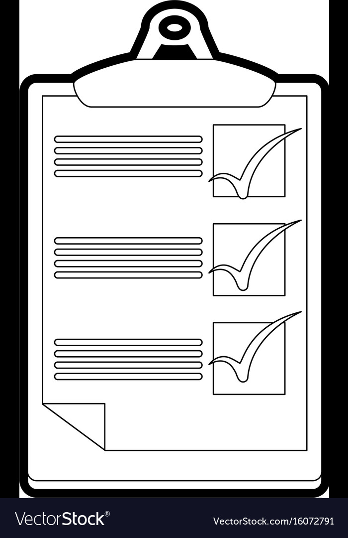 Checklist Royalty Free Vector Image - VectorStock