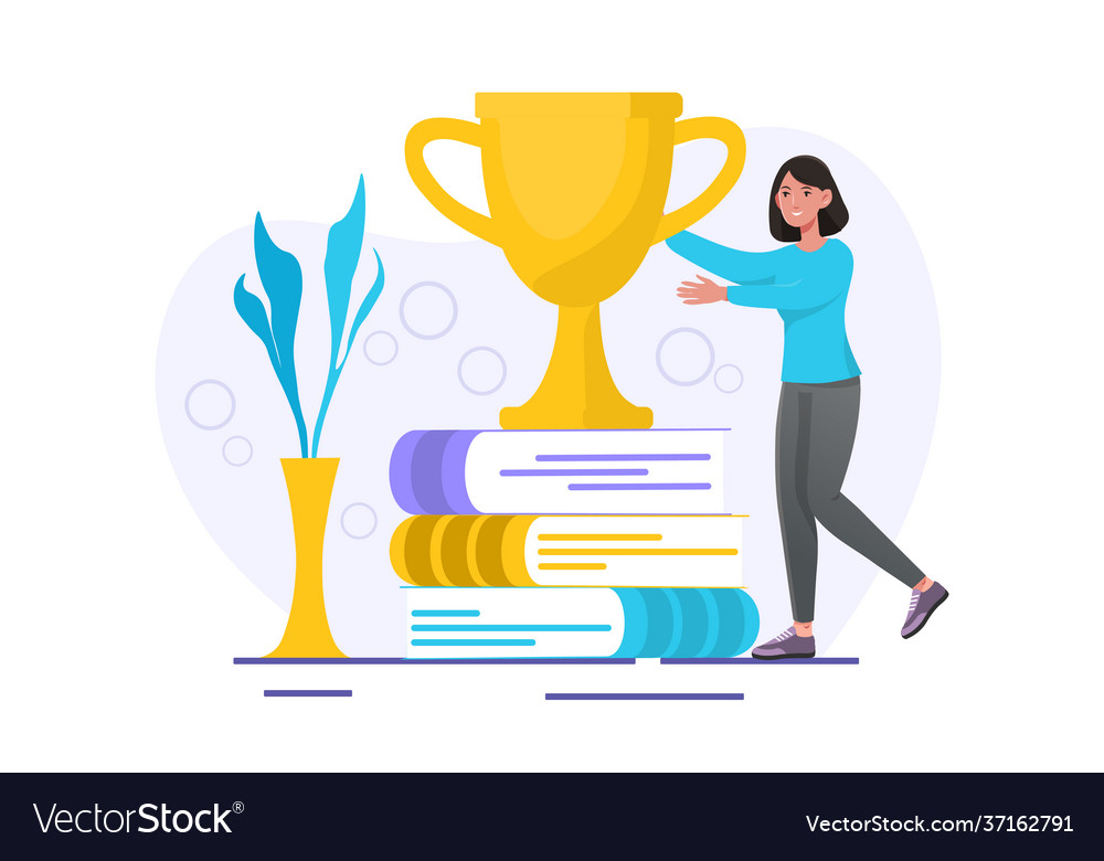 Concept distance learning Royalty Free Vector Image