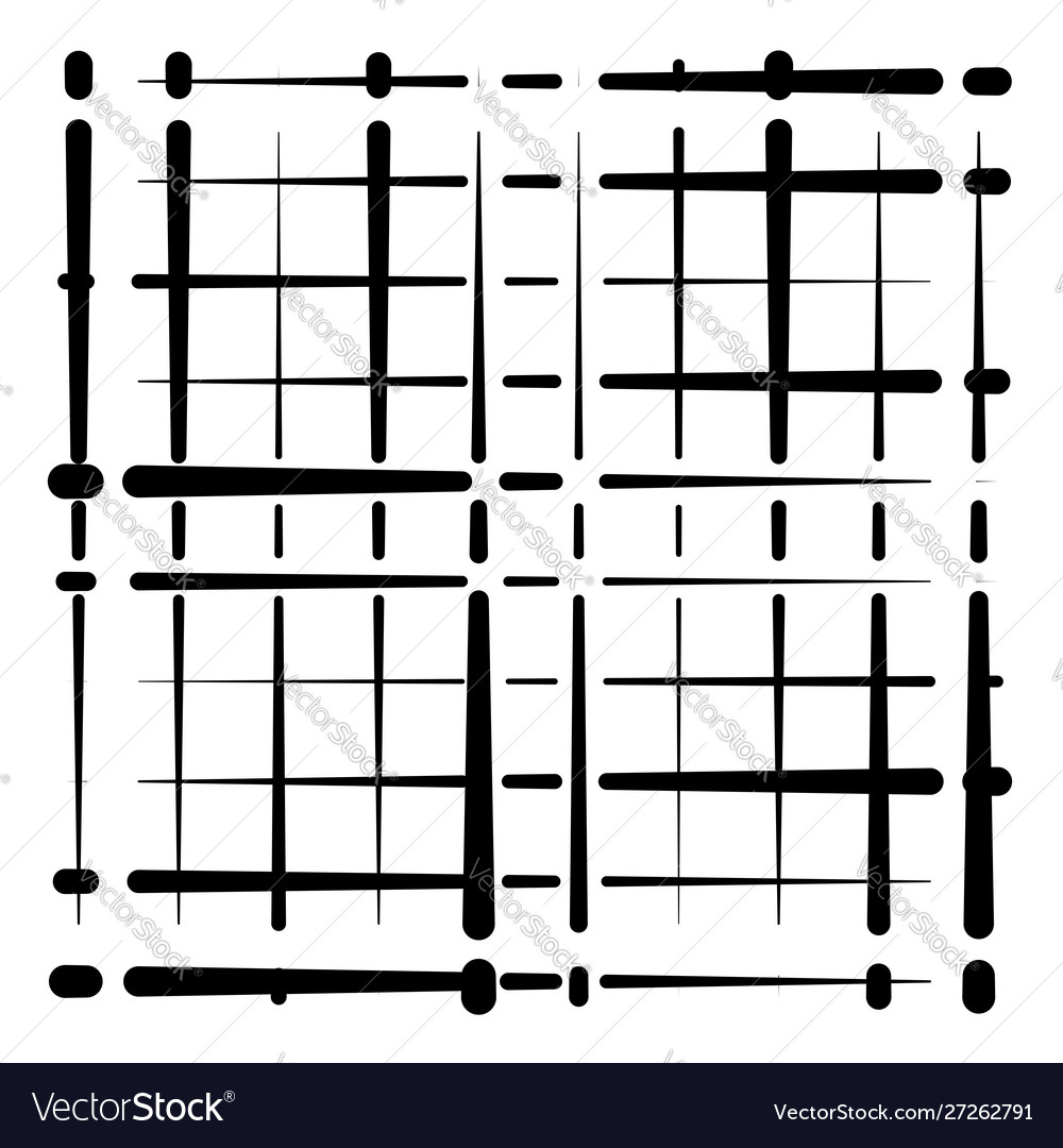 Grid mesh abstract geometric pattern grating Vector Image