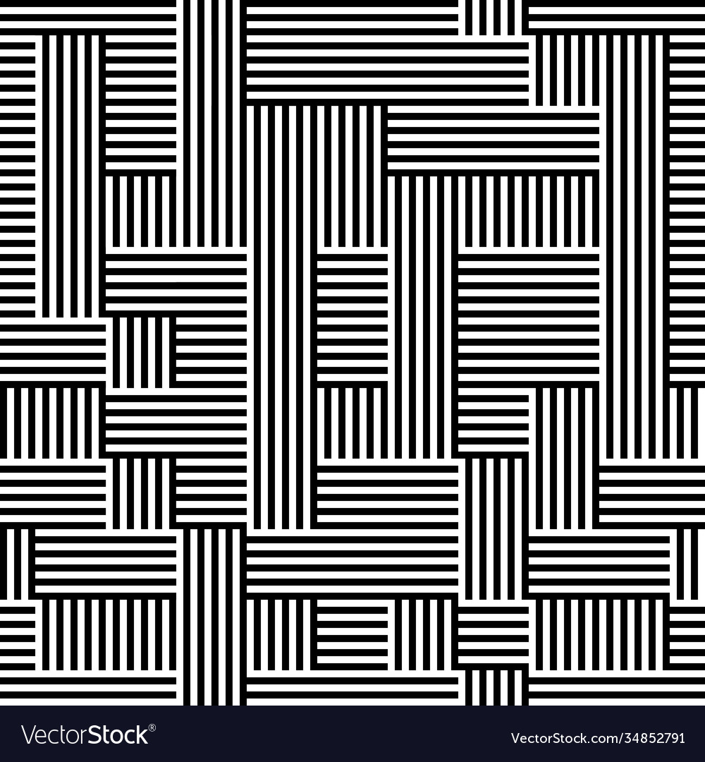 Seamless pattern with horizontal and vertical Vector Image