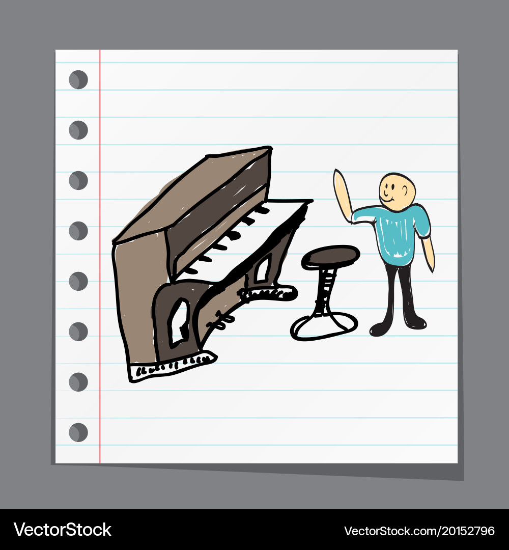 A group of musicians playing music Royalty Free Vector Image