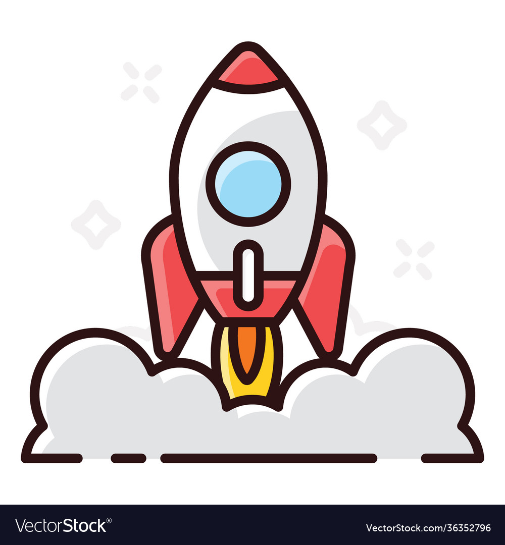 Rocket Royalty Free Vector Image - VectorStock