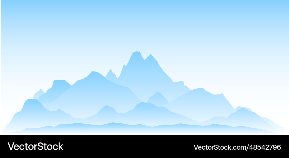 Rocky terrain natural landscape for scenery Vector Image