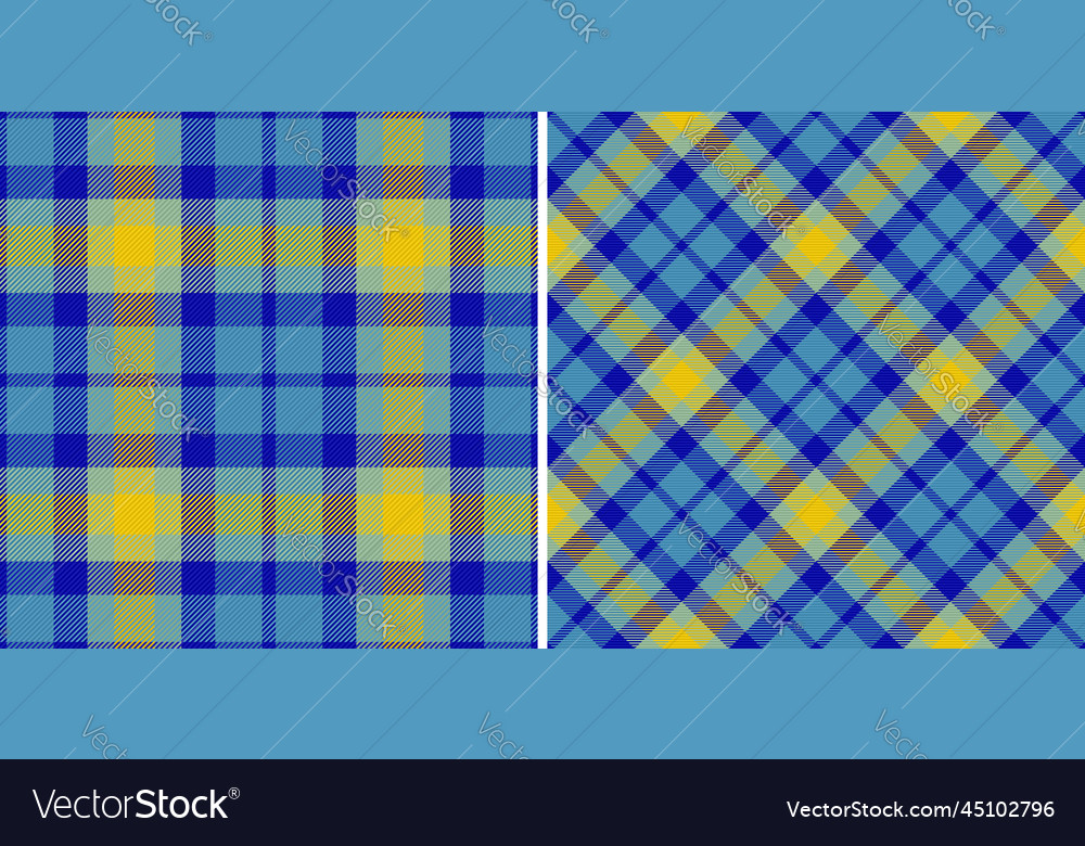 Seamless check background pattern plaid texture Vector Image