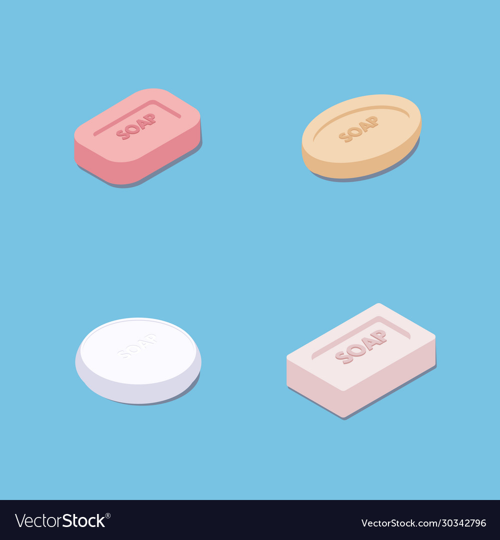 Set soap Royalty Free Vector Image - VectorStock