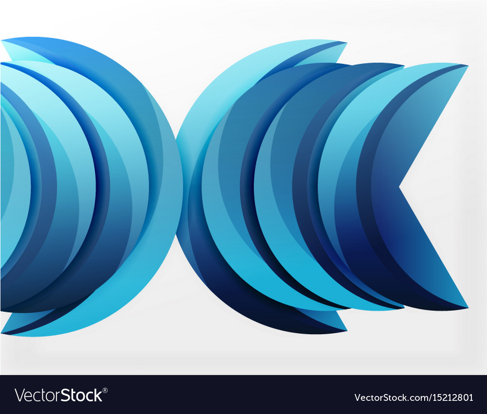 3d wave design Royalty Free Vector Image - VectorStock