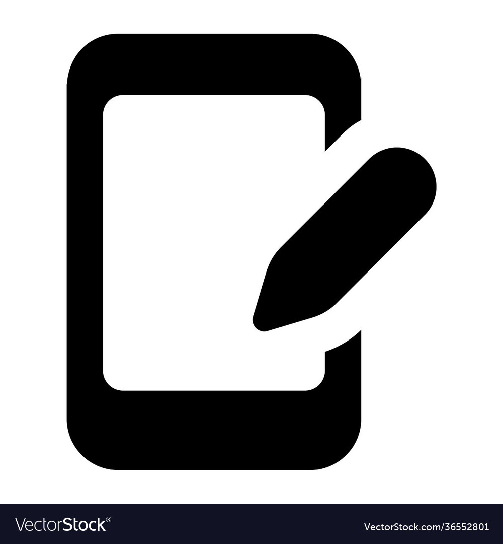 Pen tablet Royalty Free Vector Image - VectorStock