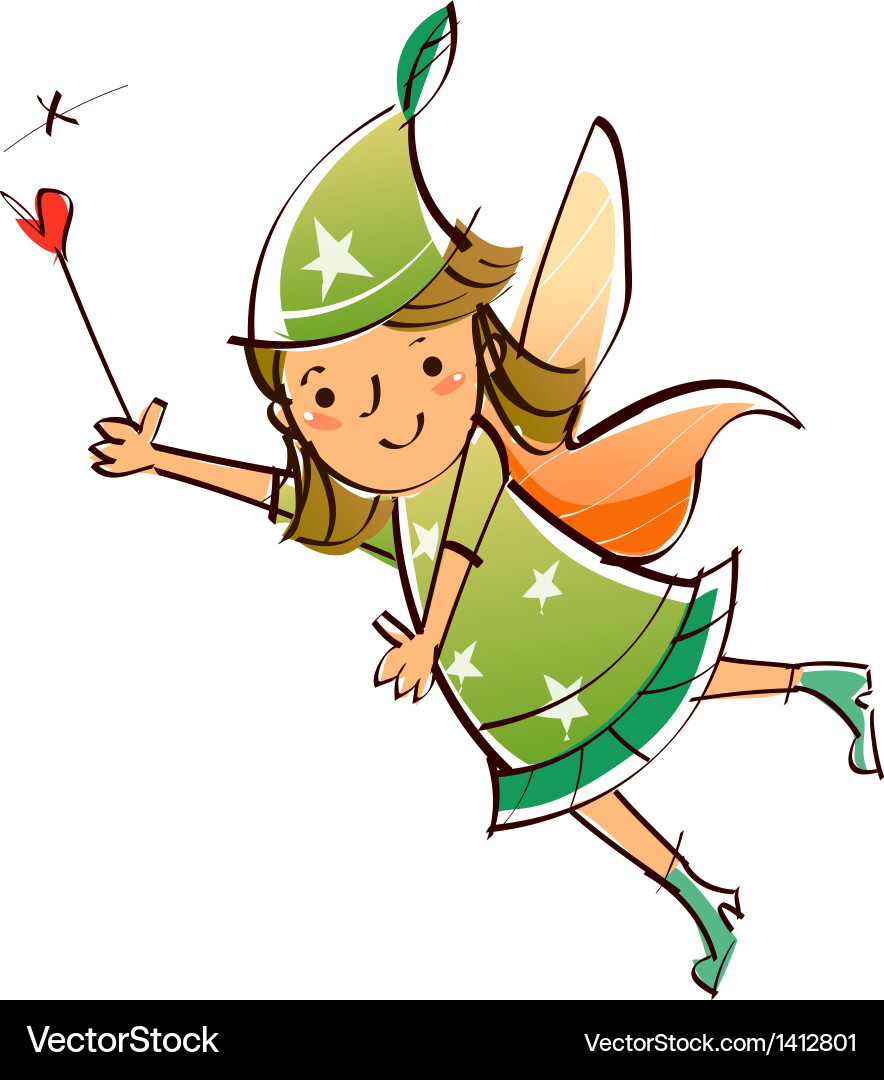 Side view of girl Royalty Free Vector Image - VectorStock