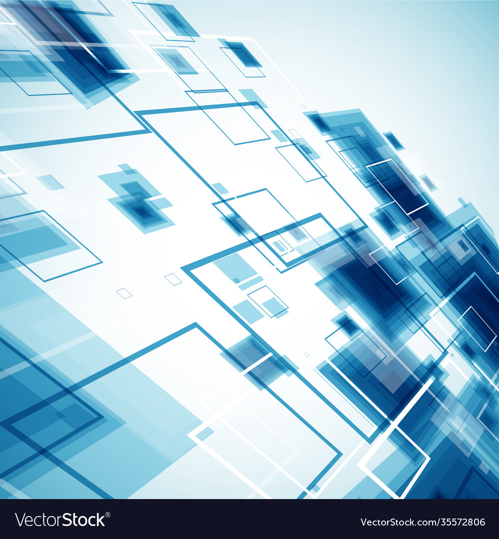 Blue technology background Royalty Free Vector Image