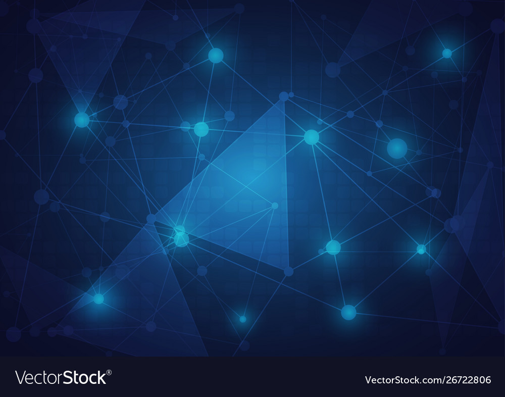 Network connection abstract background Royalty Free Vector
