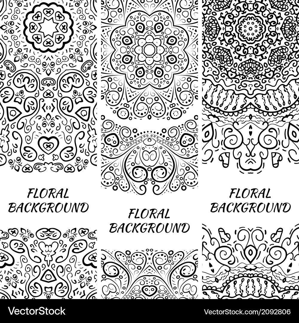 Tribal ethnic vintage banners Royalty Free Vector Image