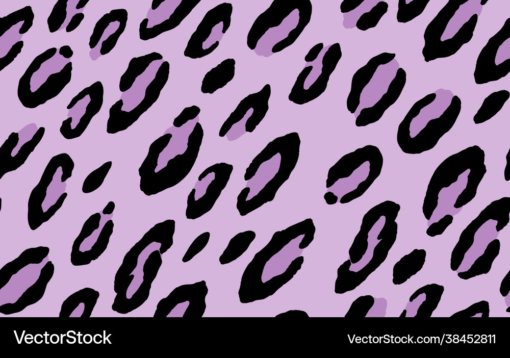 Abstract modern leopard seamless pattern animals Vector Image
