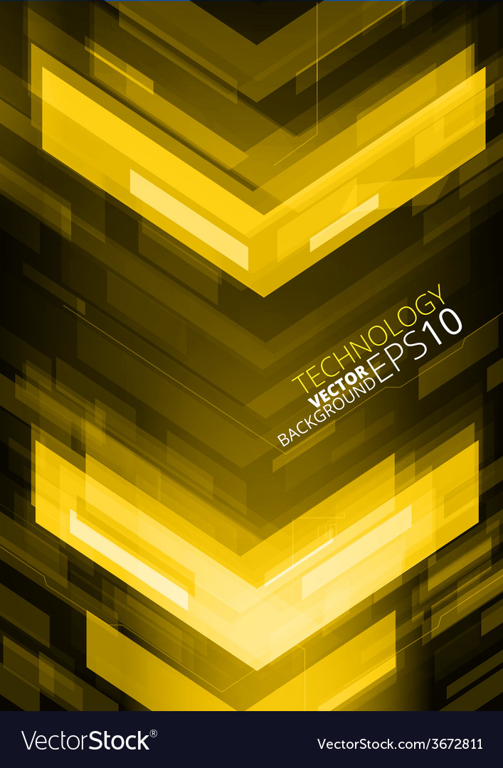 Abstract technology arrows Royalty Free Vector Image