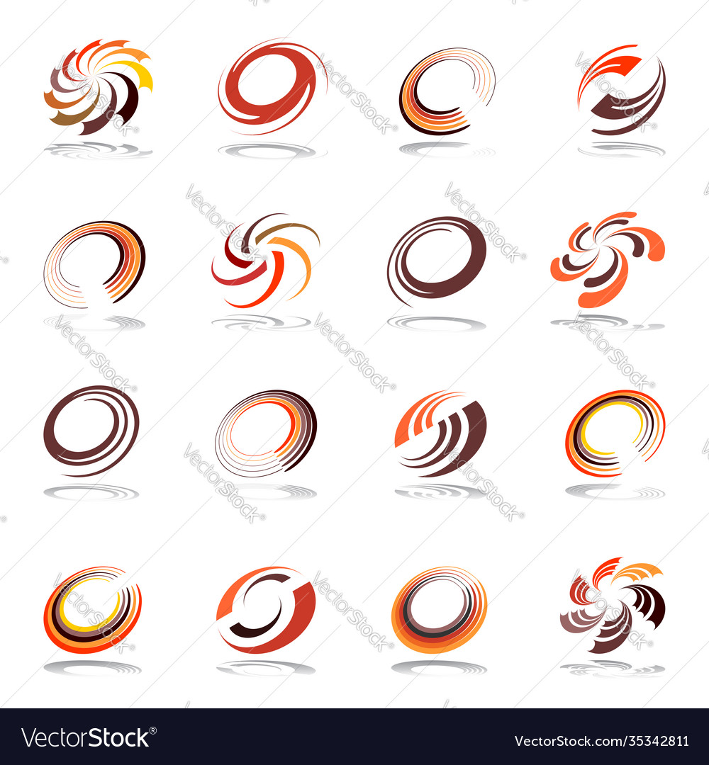 Design elements set Royalty Free Vector Image - VectorStock