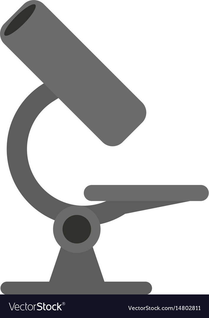 Microscope science icon image Royalty Free Vector Image