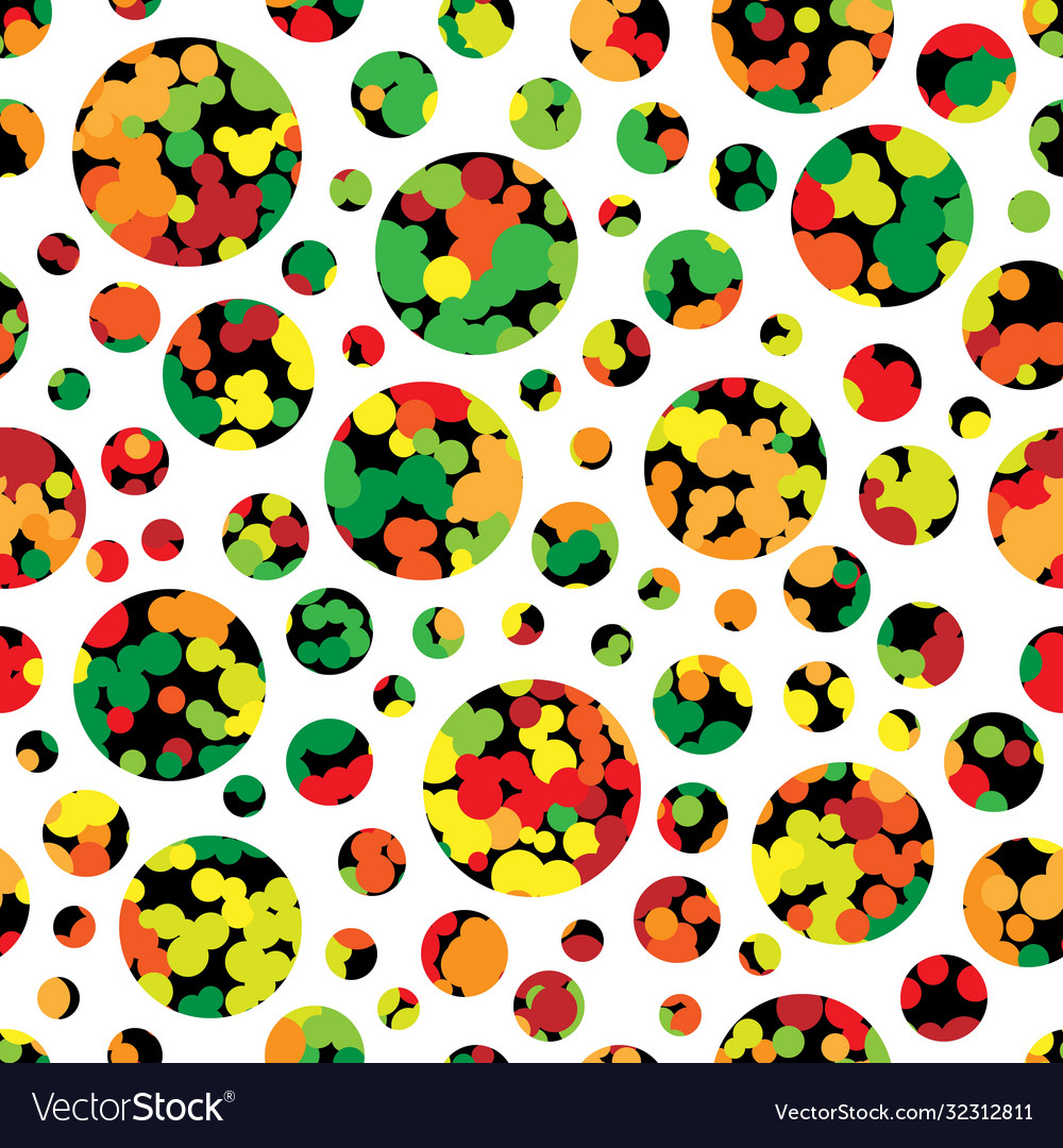 Seamless pattern texture with multi-colored large Vector Image