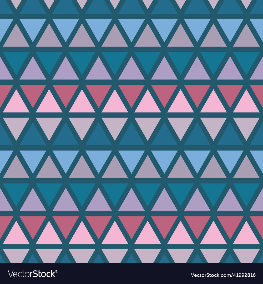 Abstract geometric pattern with triangles Vector Image