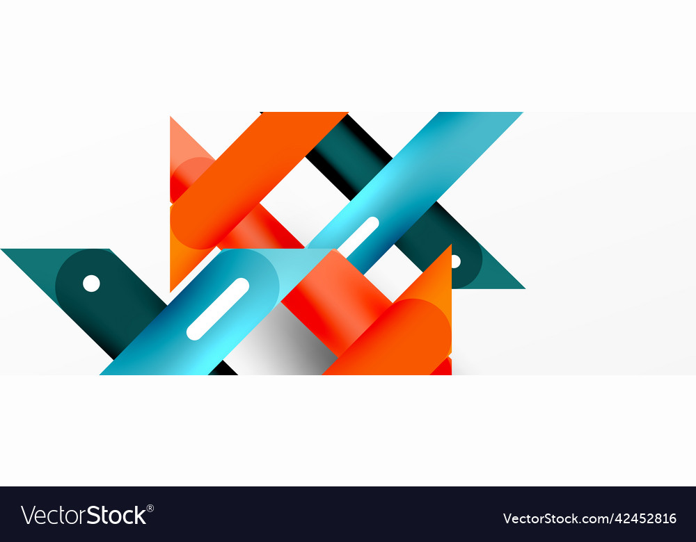 Background overlapping lines dynamic Royalty Free Vector