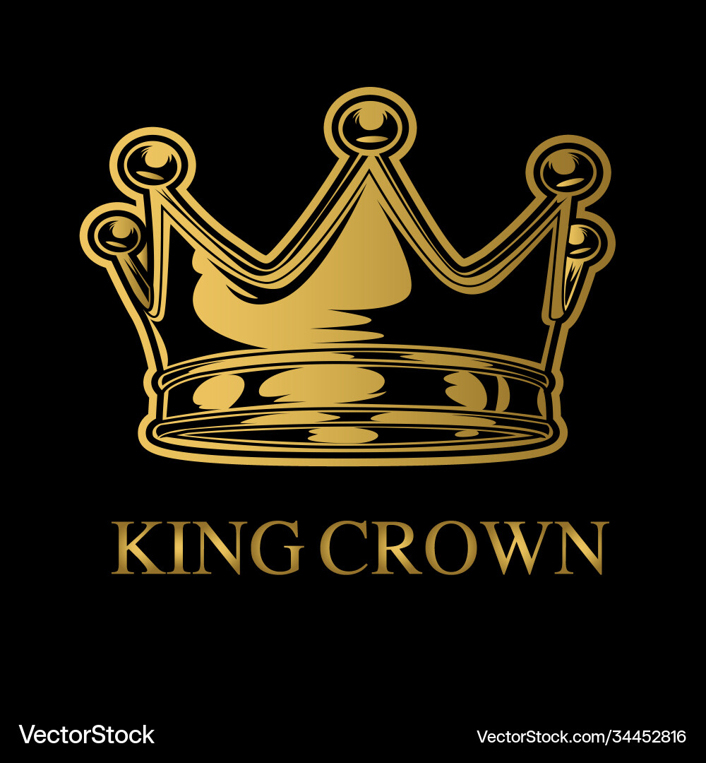 Crown king and queen royal princess Royalty Free Vector