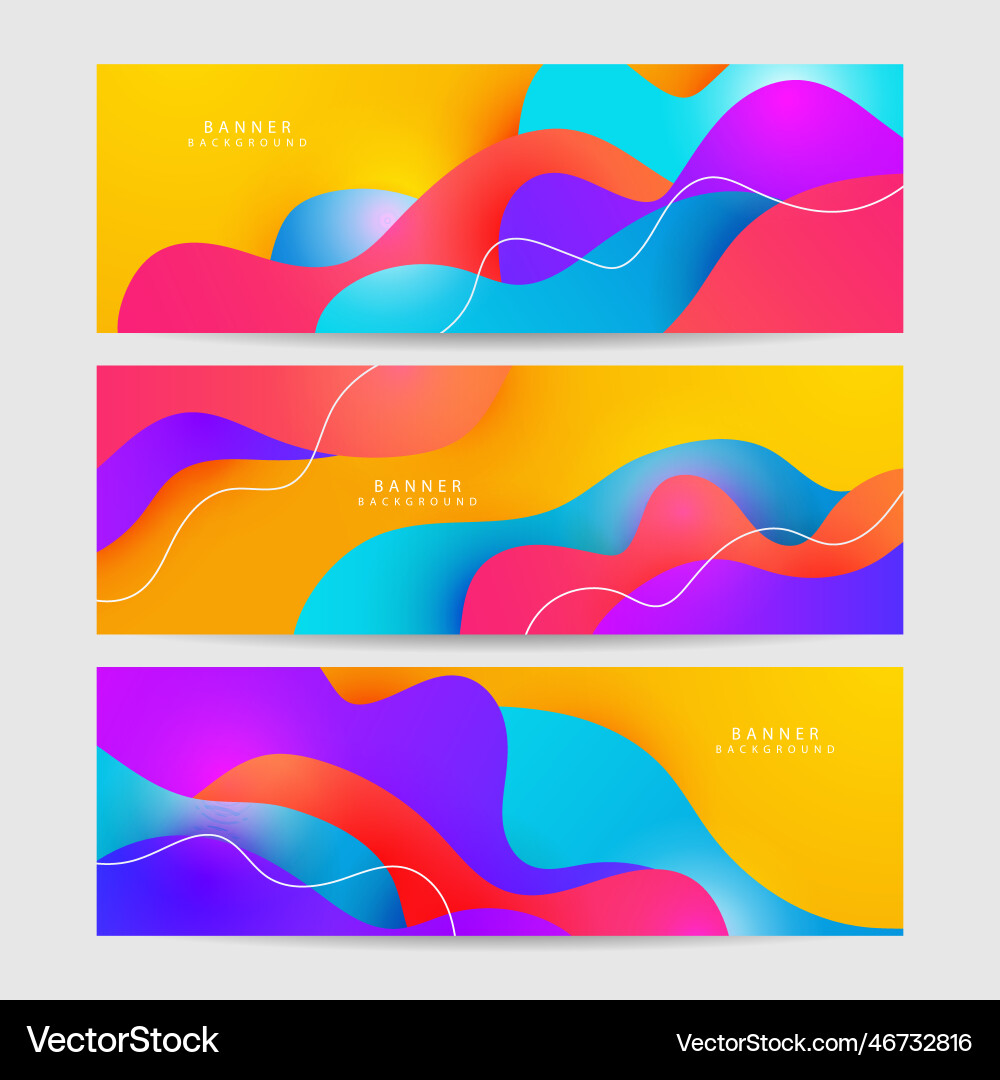 Dark colourful colorful abstract banner geometry Vector Image