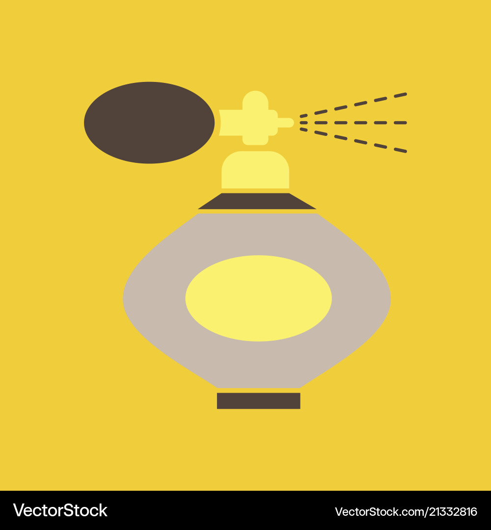 Perfume glass bottles various shapes caps Vector Image