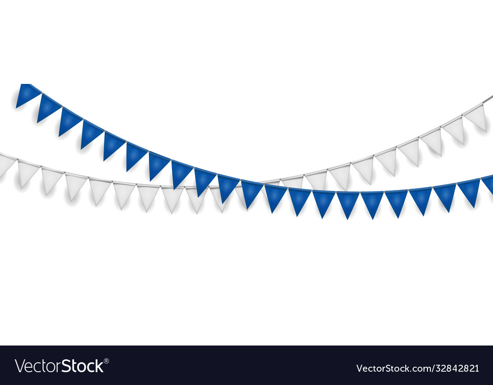 Party background with flags Royalty Free Vector Image