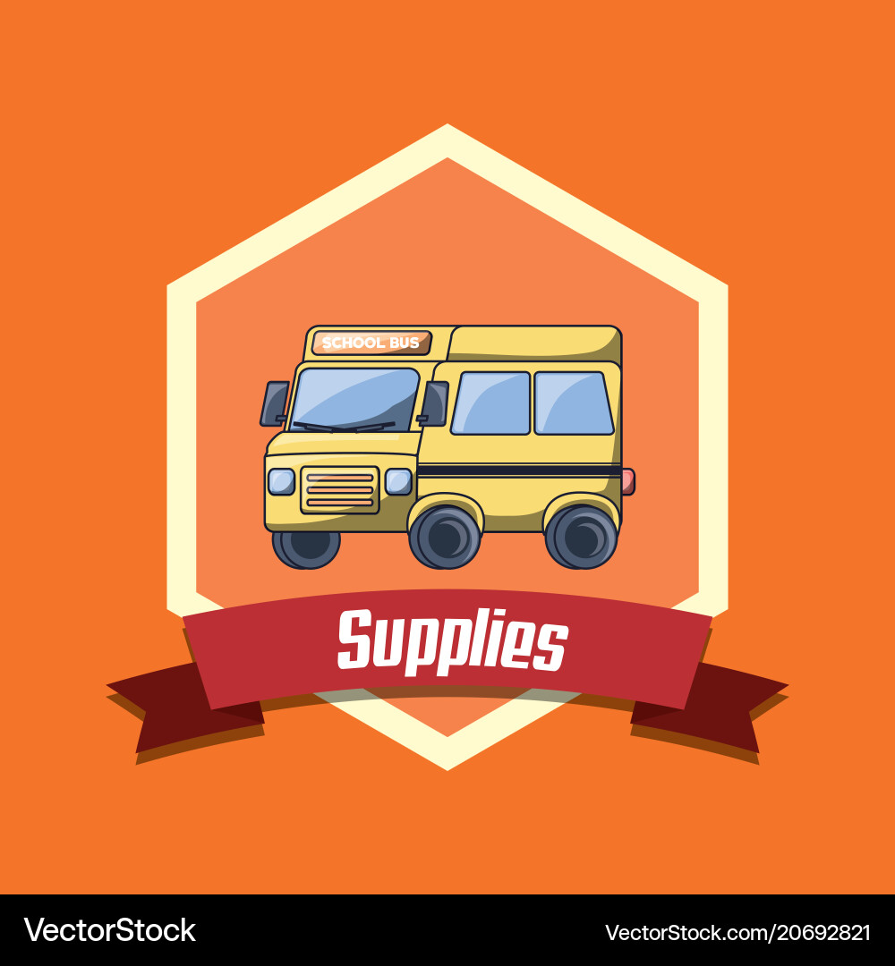 School supplies design Royalty Free Vector Image