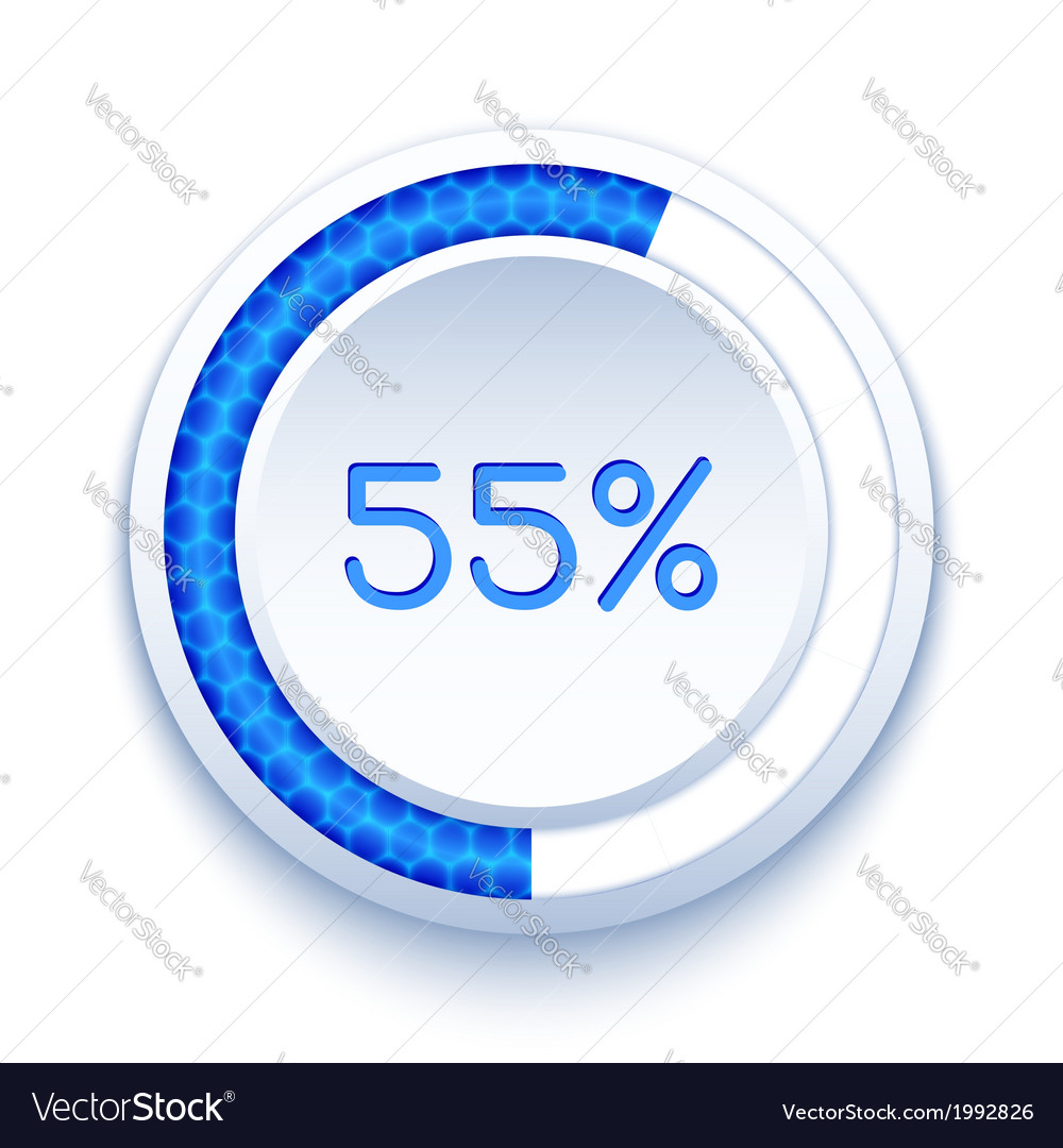 Round Progress Bar Royalty Free Vector Image - VectorStock