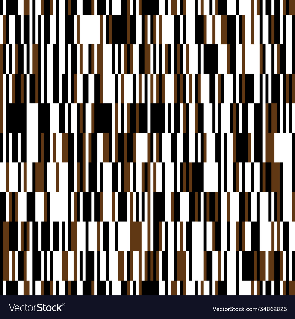 Seamless pattern with vertical black lines Vector Image