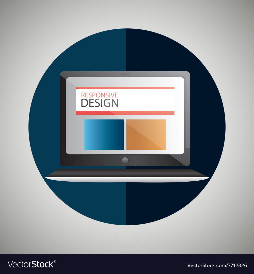Web development design Royalty Free Vector Image