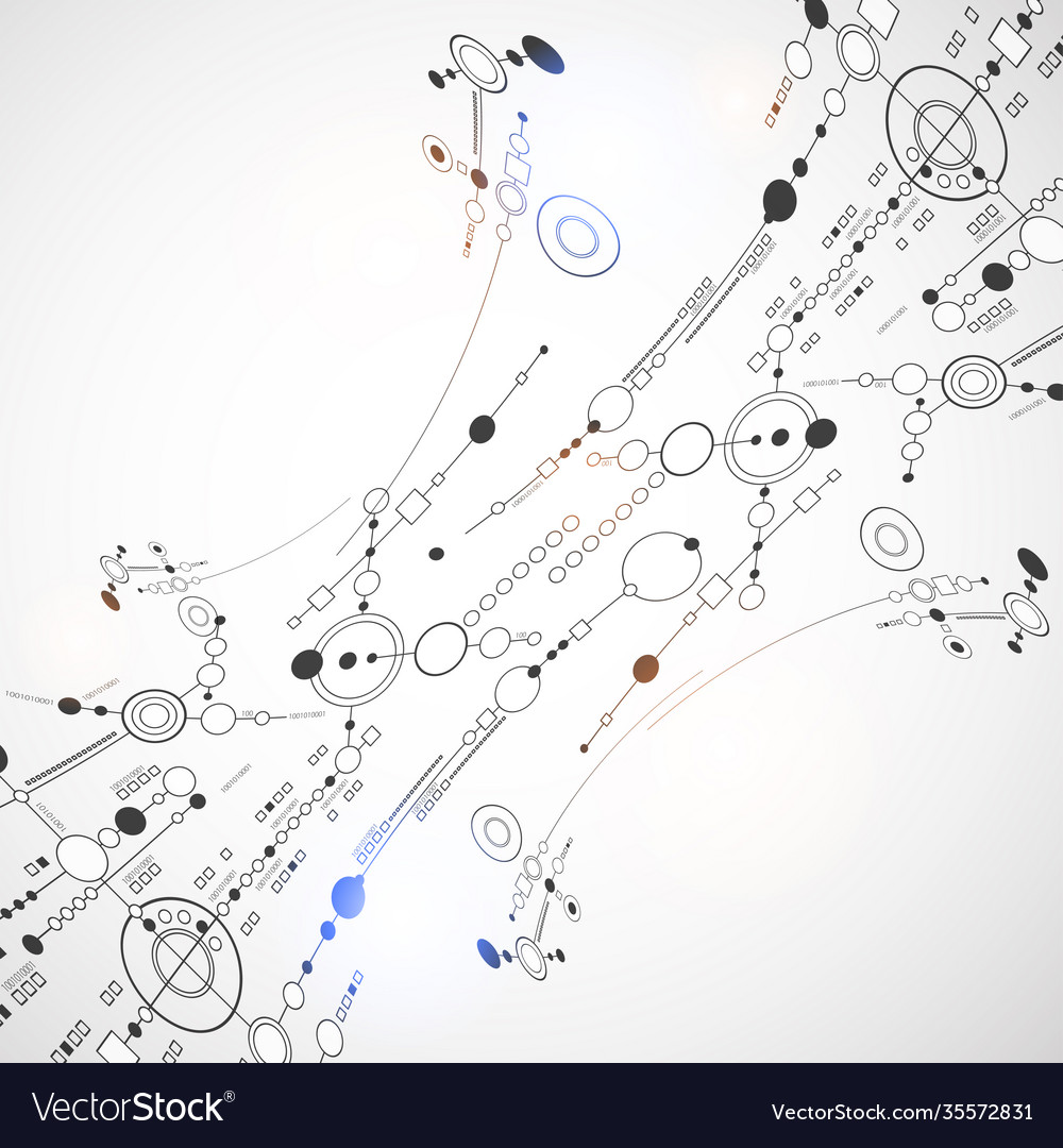Abstract background technology Royalty Free Vector Image