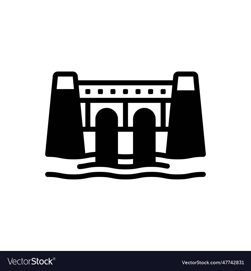 Dam Royalty Free Vector Image - VectorStock