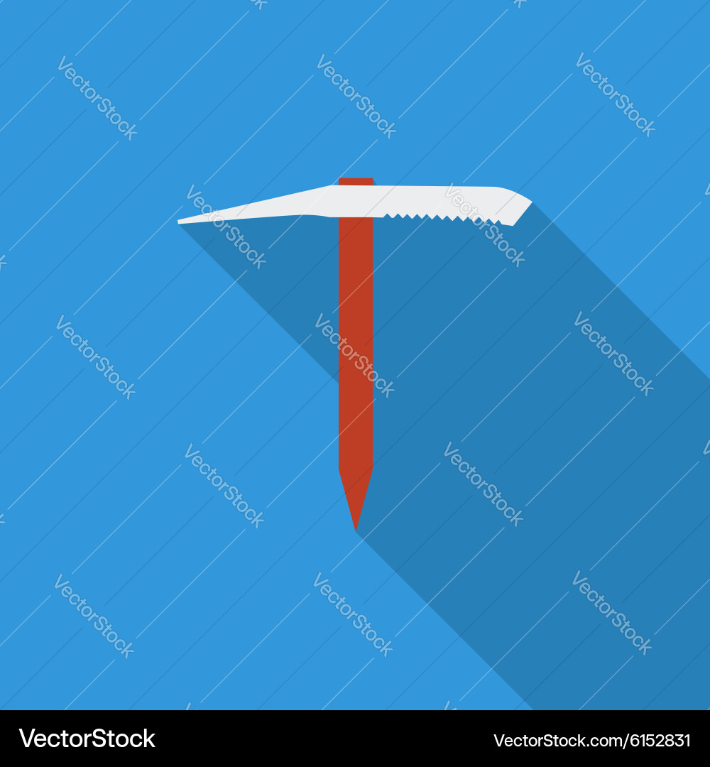 Ice axe Royalty Free Vector Image - VectorStock