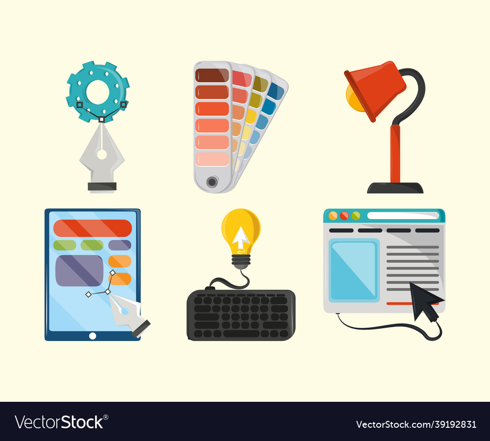 Icon set web design Royalty Free Vector Image - VectorStock
