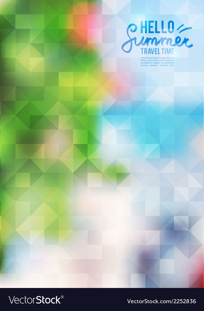 Summer background Royalty Free Vector Image - VectorStock