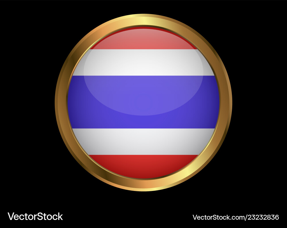 Thailand flag official colors and proportion Vector Image