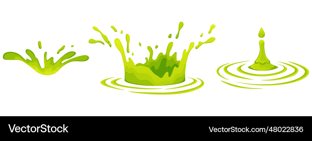 Water and juice splash liquide a splash Royalty Free Vector