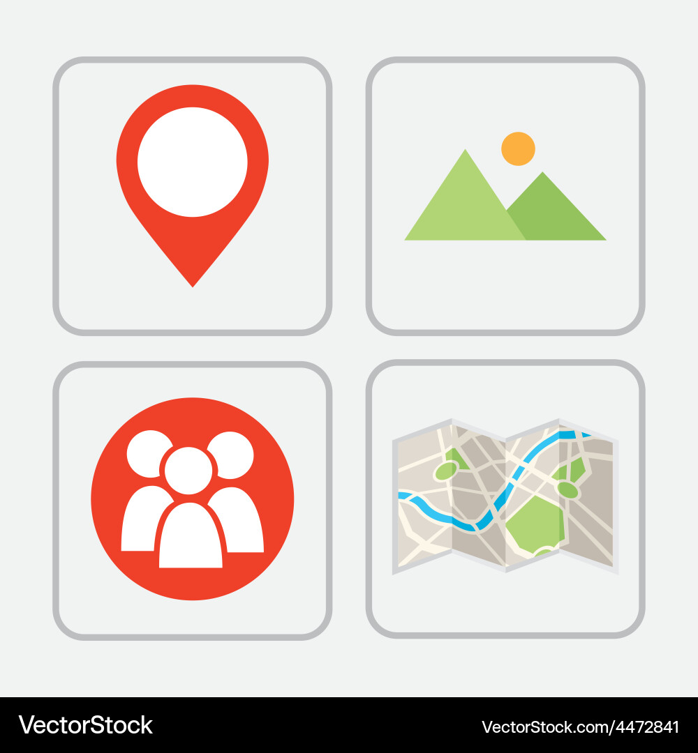 Gps icon Royalty Free Vector Image - VectorStock